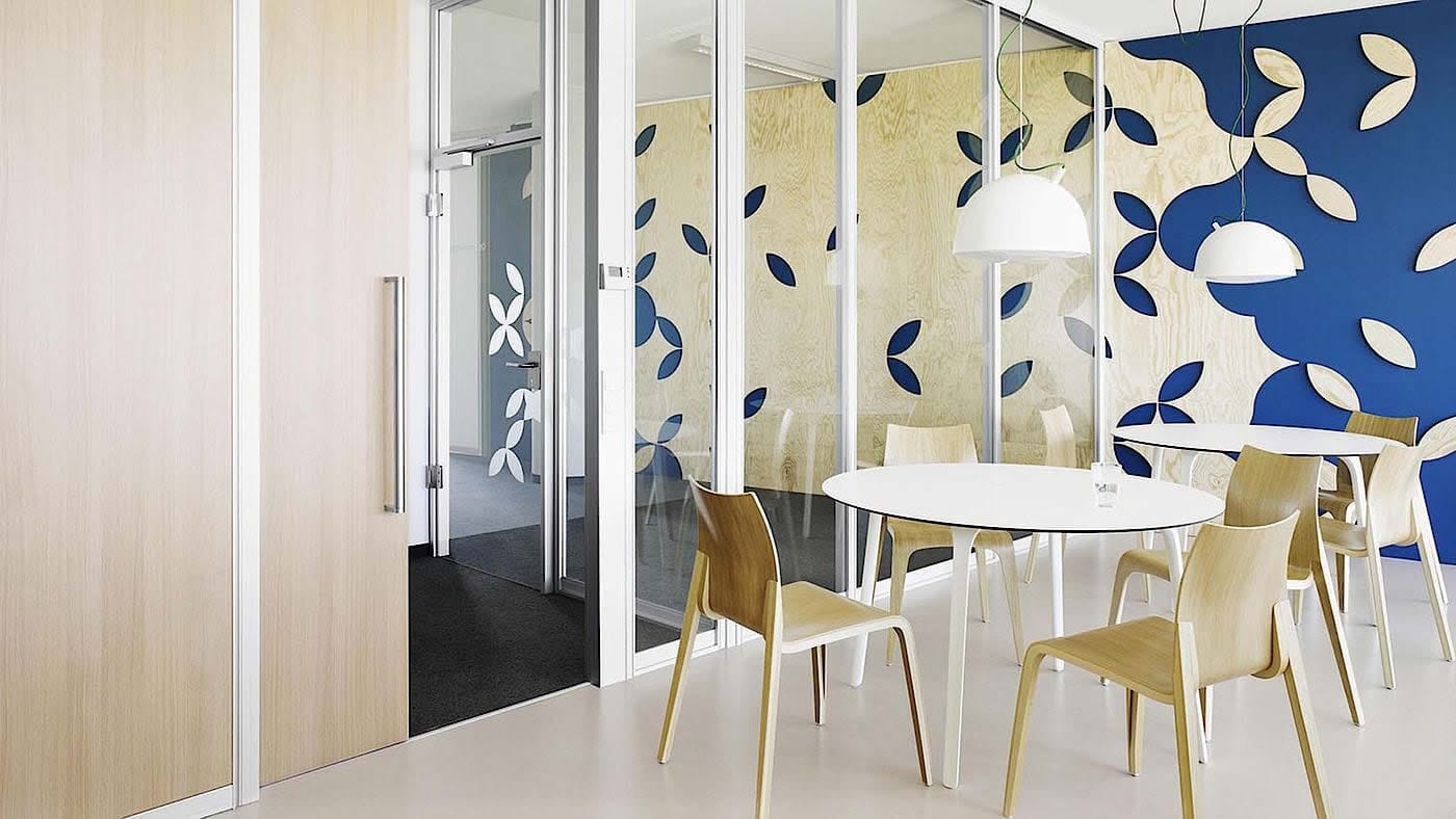 Oak Sliding Door Room Divider | design haus bedrooms