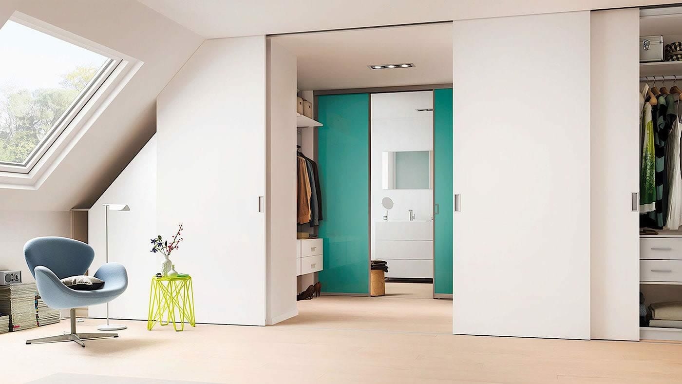 Walk-In Wardrobe Sliding Doors | design haus bedrooms